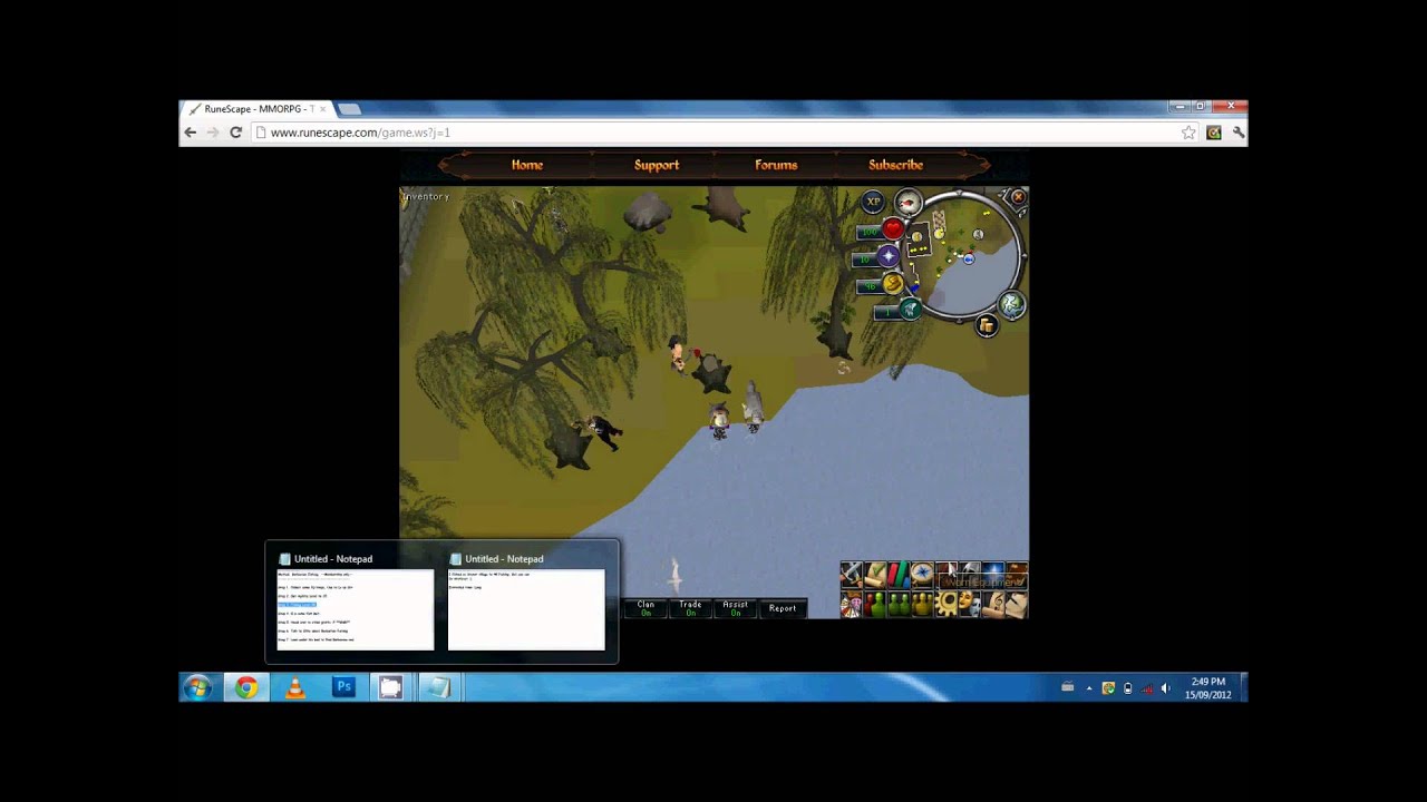 Runescape: How to make a 10hp Pure Str Acc :P Sub For more :) - YouTube