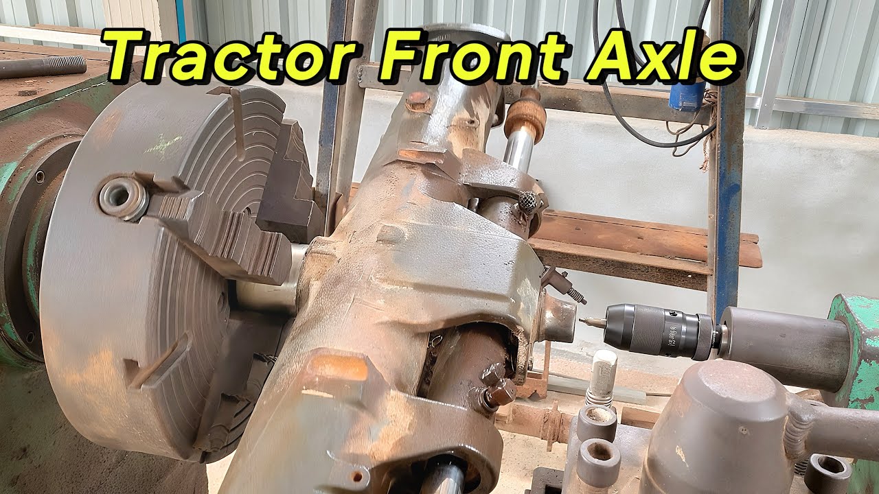 FIXING A BROKEN Tractor Front Axle LIKE A PRO! - YouTube