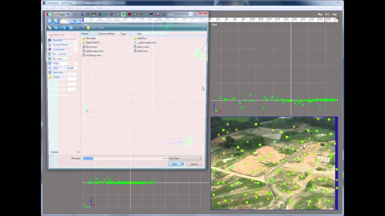 Track and Stabilize, Export to Bentley Microstation - YouTube