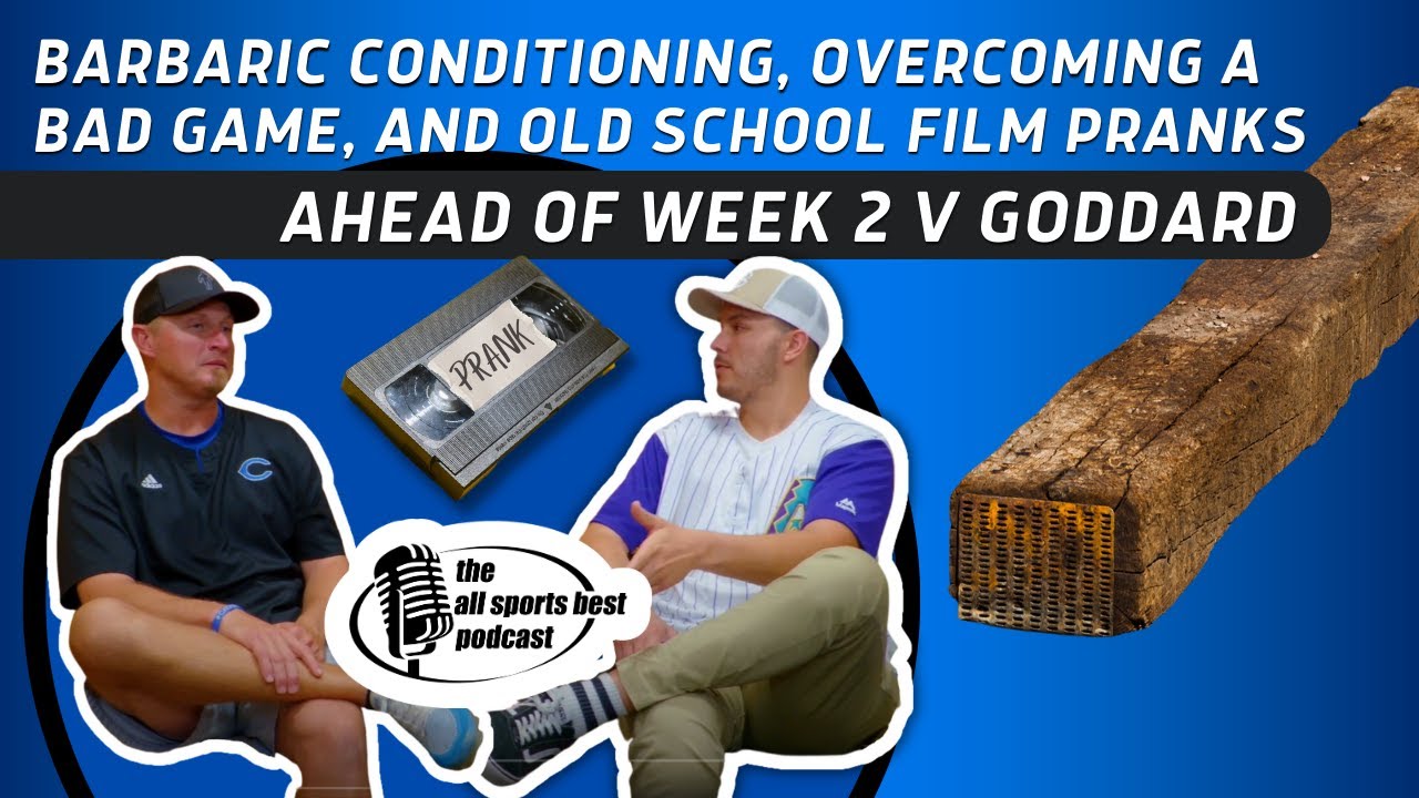 Cavemen Football Coach Cale Sanders | Week 2 v Goddard Rockets | All ...