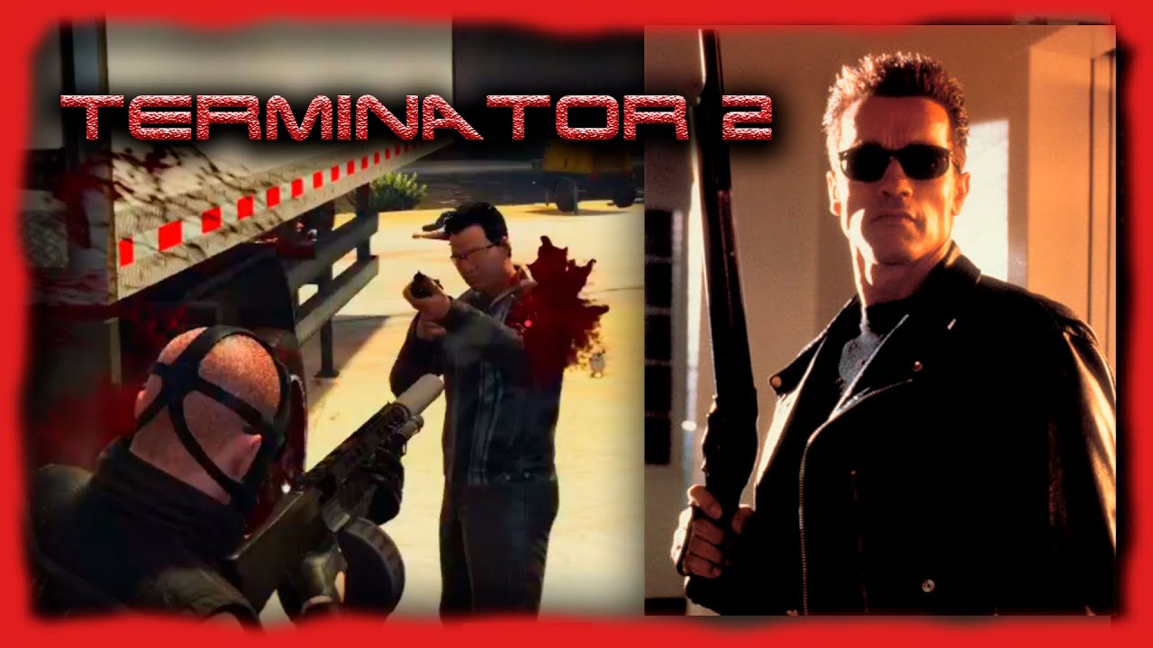 GTAV - Tuners DLC | T-800 npc (Terminator 2 Easter Egg) - YouTube