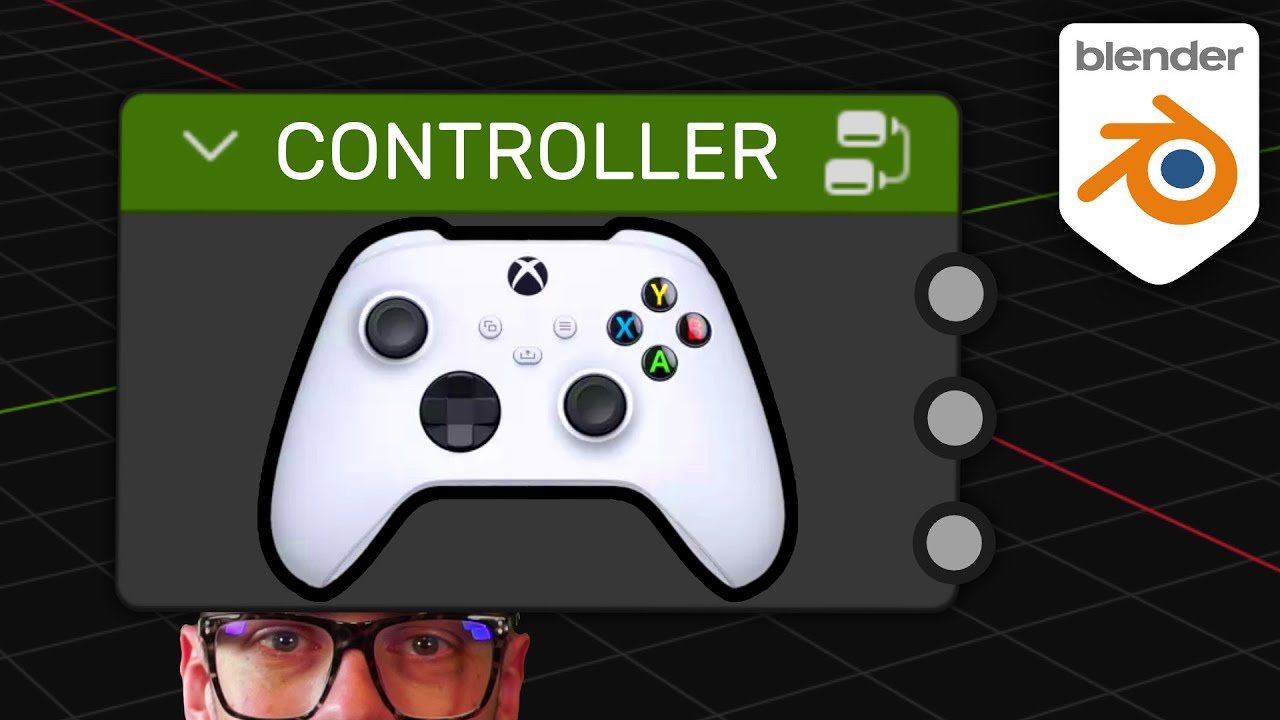 Gamepad for Geometry Nodes - Driving Game Part 1 - YouTube