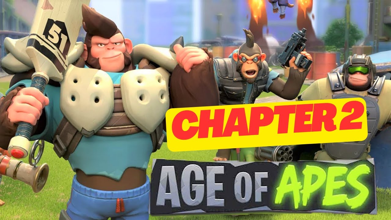 Attacked all the enemy monkeys and built a medical center AGE OF APES Chapter 2 - YouTube