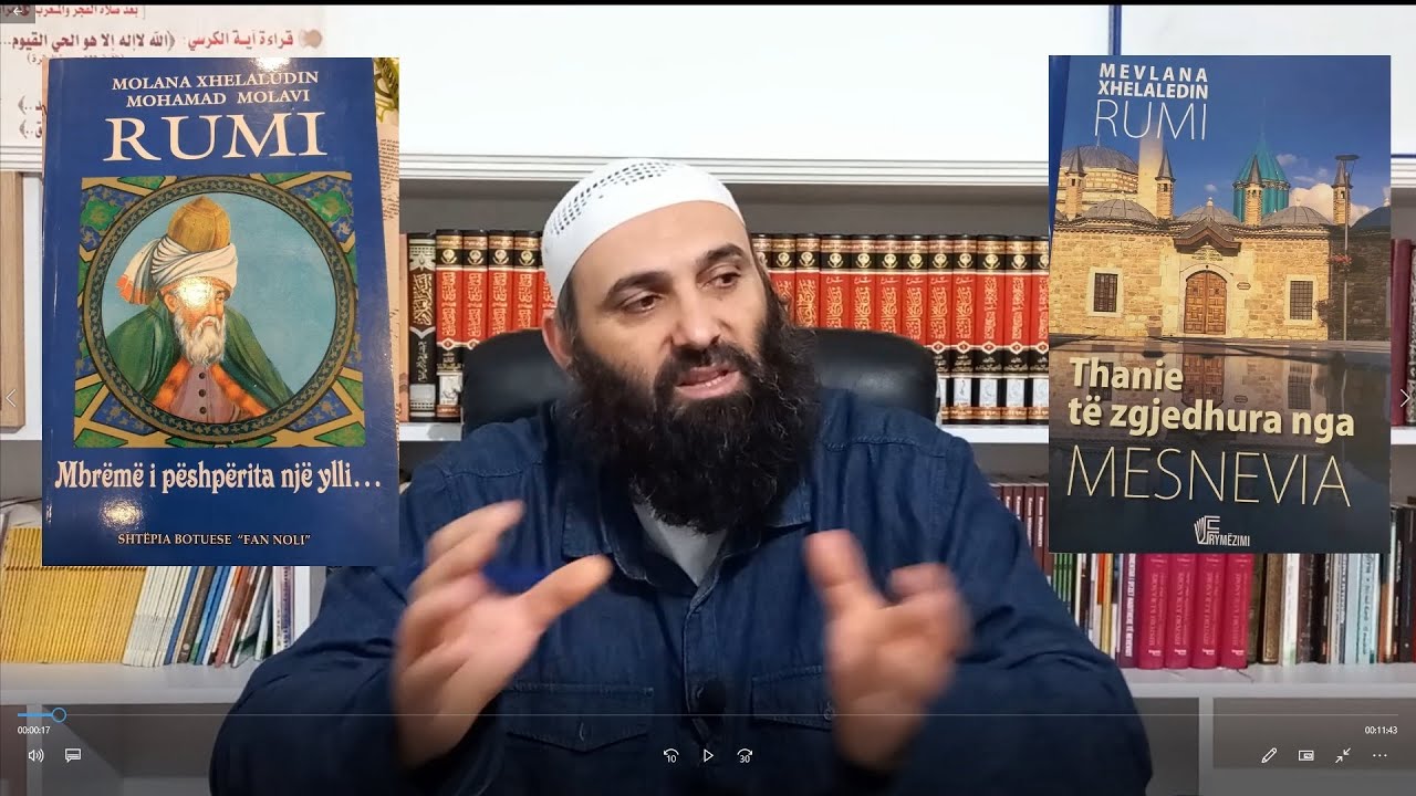 Shkëputje: Rreth Xhelaleddin Rumit (Mevlana)-Ergin SHALA - YouTube