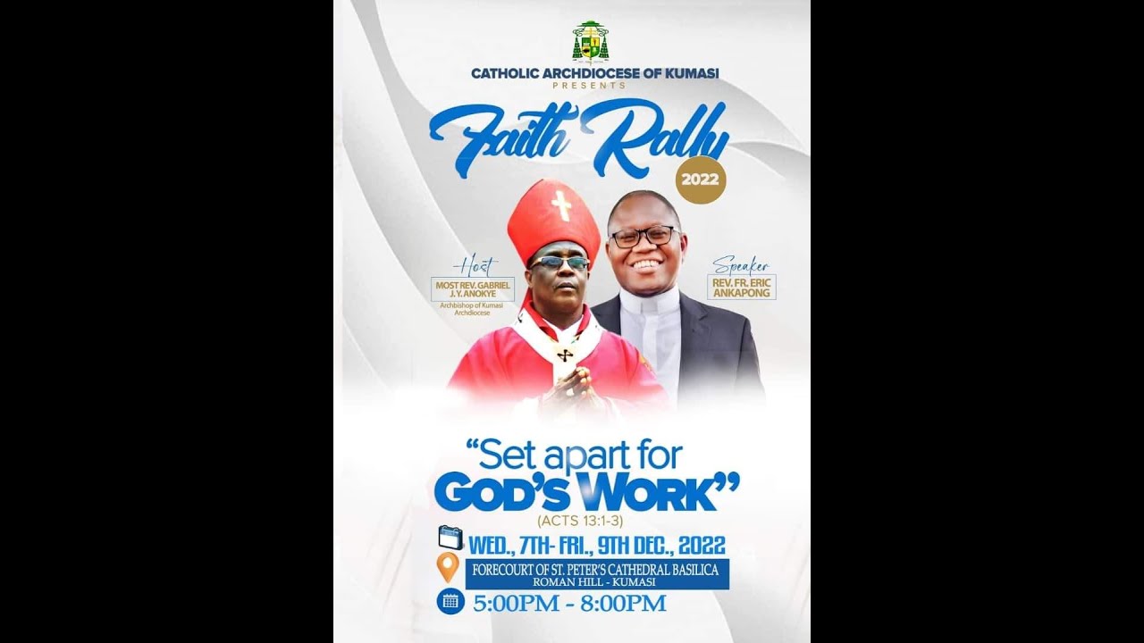 Day 3:Faith Rally 2022 at St. Peter's Cathedral Basilica forecourt ...