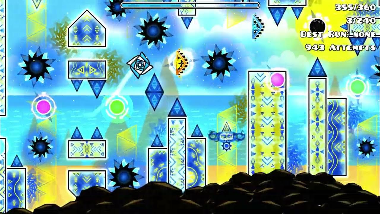 Geometry Dash | Tidal Wave 100% 12321 - YouTube