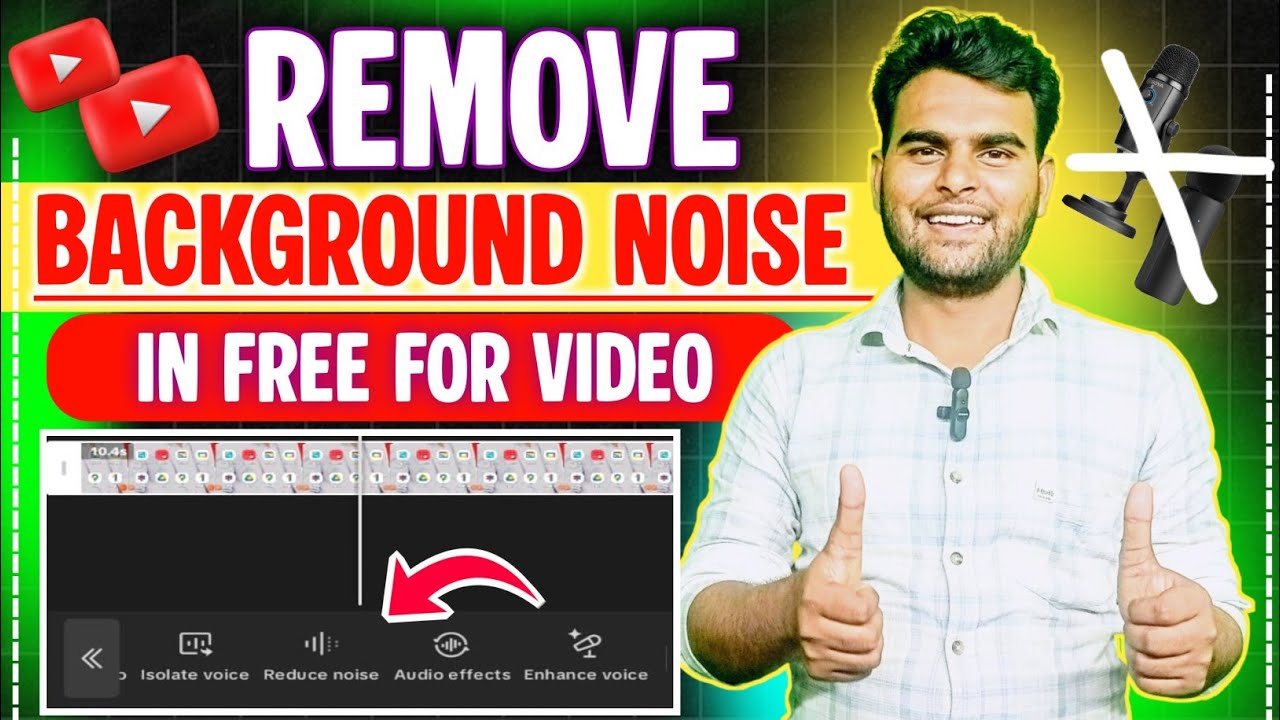 Remove Background Noise free ll Video ki Noise Kaise Remove kare ll ...