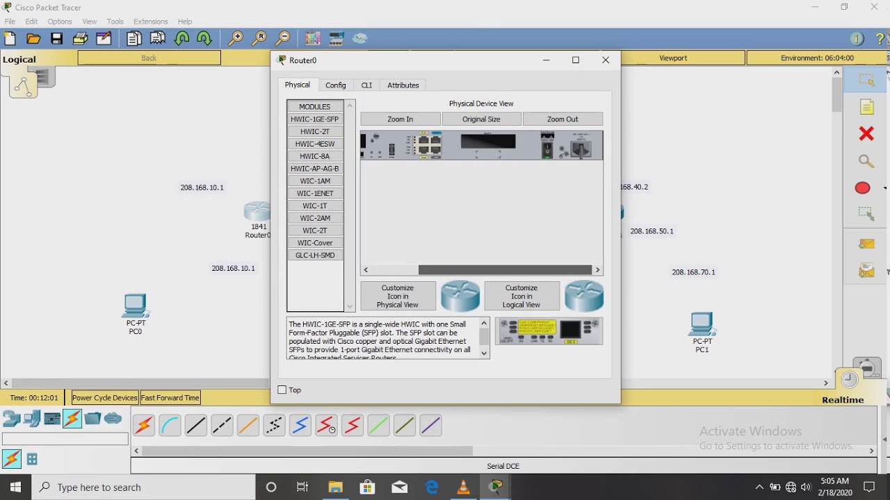 Tutorial Router Rip 5 Router dan 2 Pc - YouTube