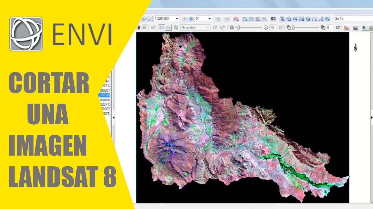 Cortar una imagen Landsat 8 con ENVI 5.2 - YouTube