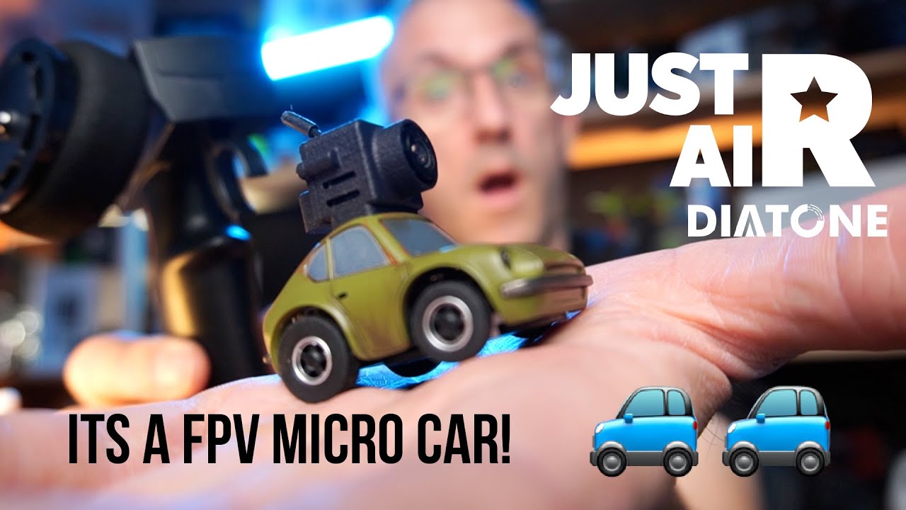 Diatone SNT Just Air Q25 Mini RC FPV Car - yes a FPV car - YouTube