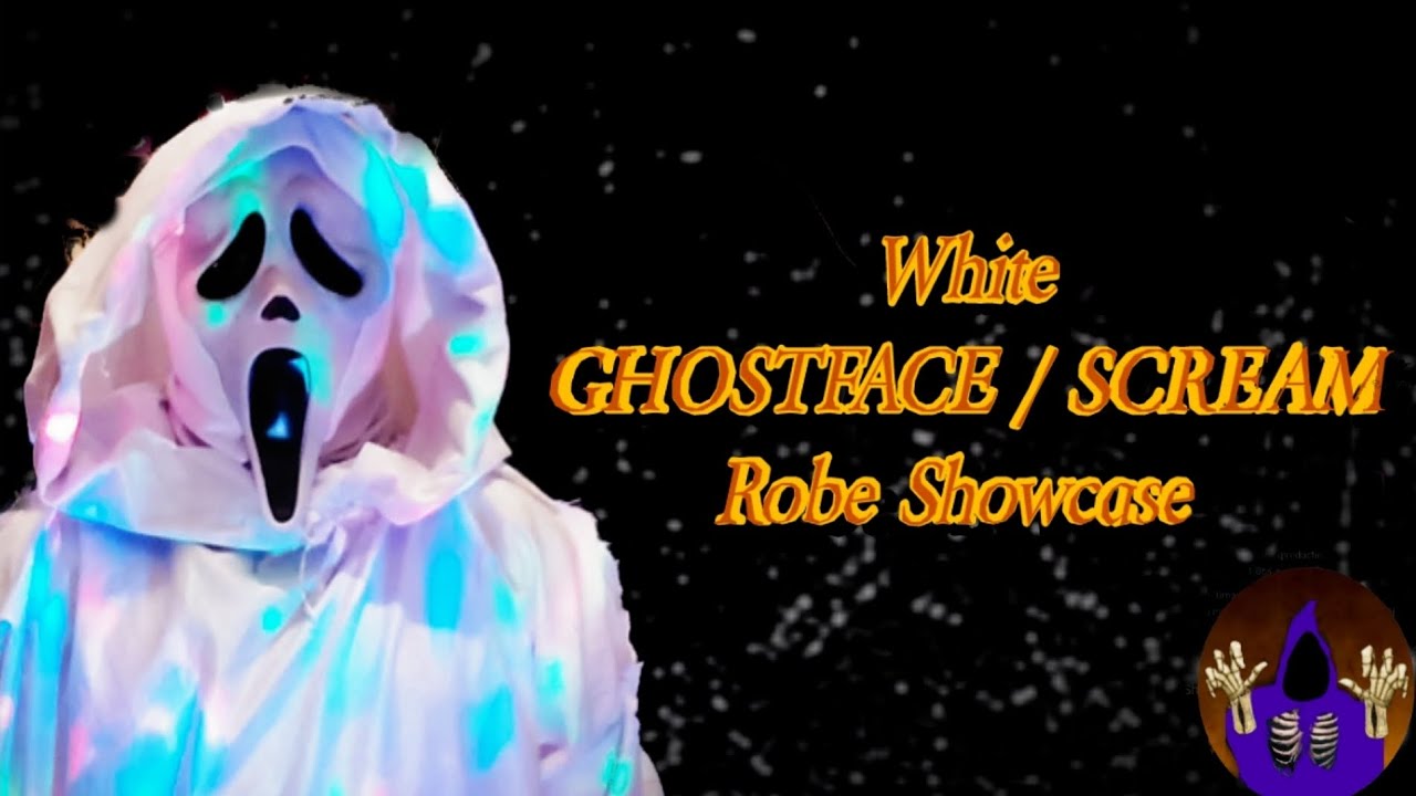 Custom White Ghostface Robe Showcase!!!! - YouTube