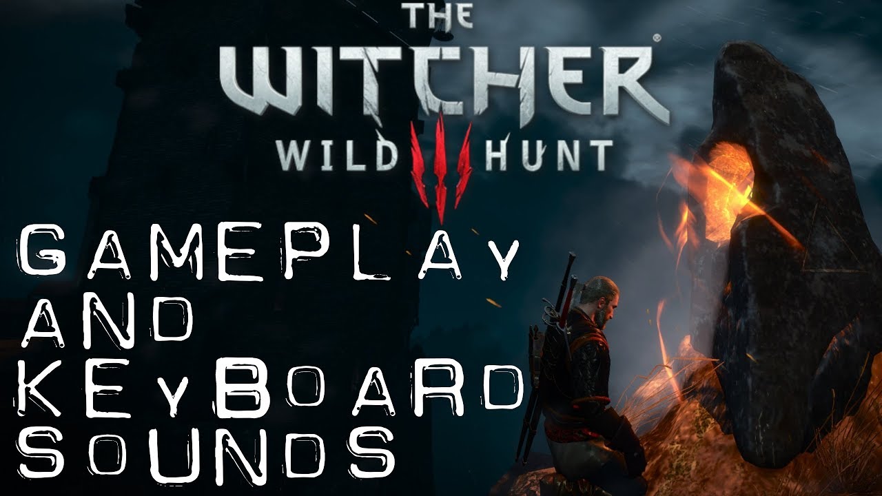 ASMR Exploring in The Witcher 3 w/ Keyboard + Mouse Sounds (No Talk Let ...