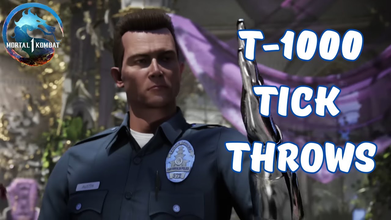 All T-1000 Tick Throws [Mortal Kombat 1] #terminator - YouTube