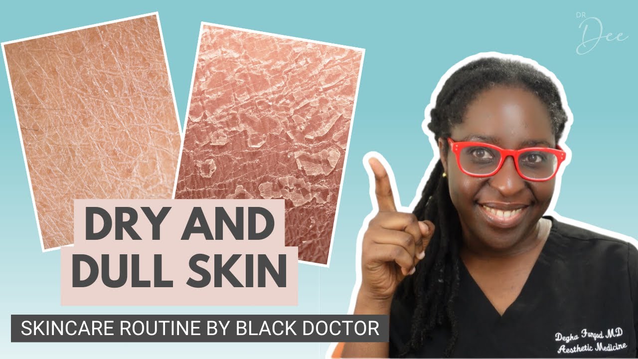 Skincare routine for dry and dull skin - YouTube