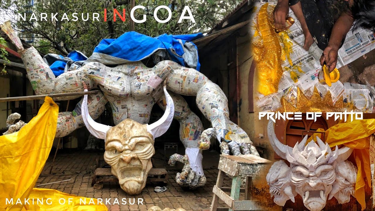 Making of Narkasur 2022 Ft. Prince of Patto | Narkasur in Goa | Ravan ...