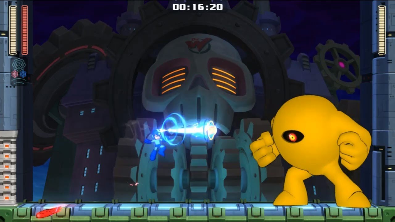 [BOSS FIGHT] Megaman 11 - Yellow Devil MK-III (Buster only) (No Gear) (No Damage) - YouTube