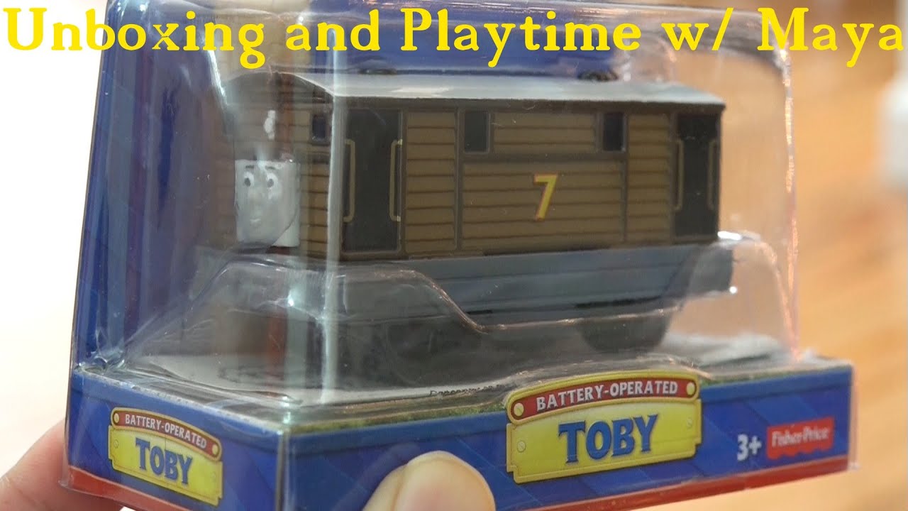 Thomas & Friends: Battery Operated Toby Wooden Railway Unboxing ...