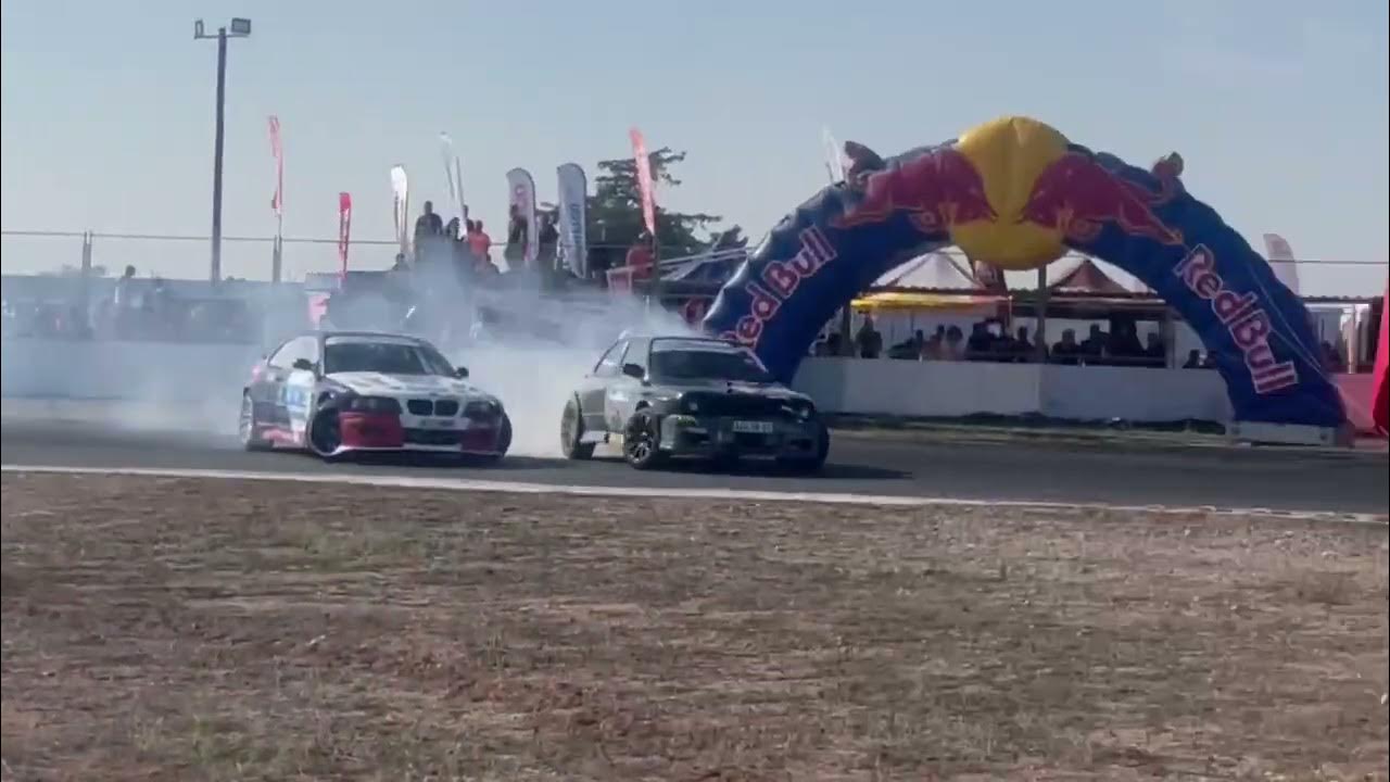 Nicolas Patak - BMW E46 2JZ drifting at Drift Kings International Series 2023 final Cyprus 🇨🇾 ...