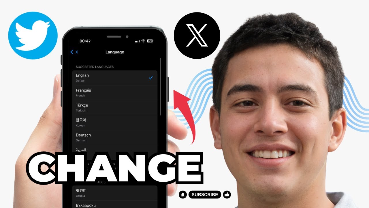 How To Change X ( twitter ) Language - Simple - YouTube