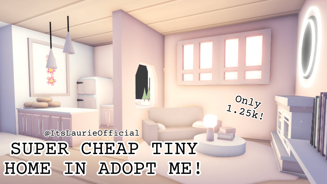CHEAP Aesthetic Tiny Home Build in Adopt Me! - YouTube