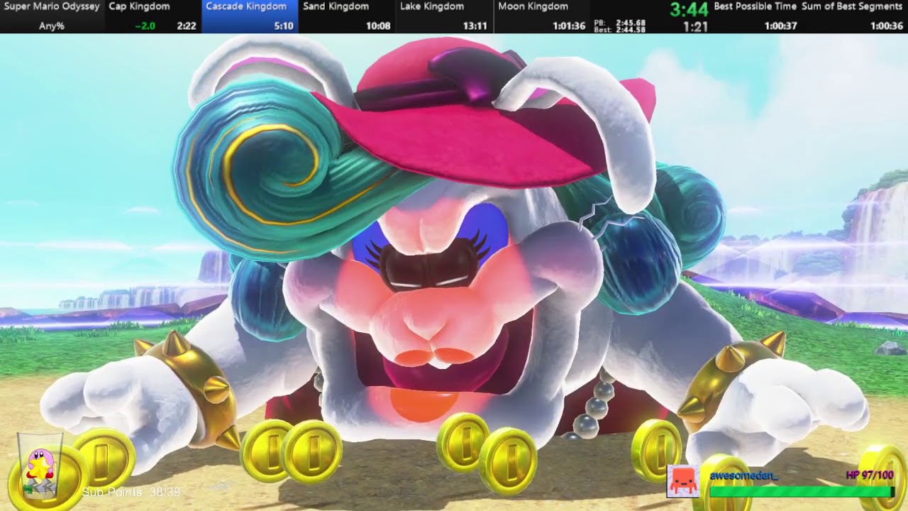 Super Mario Odyssey Theo% in 10:02 - YouTube