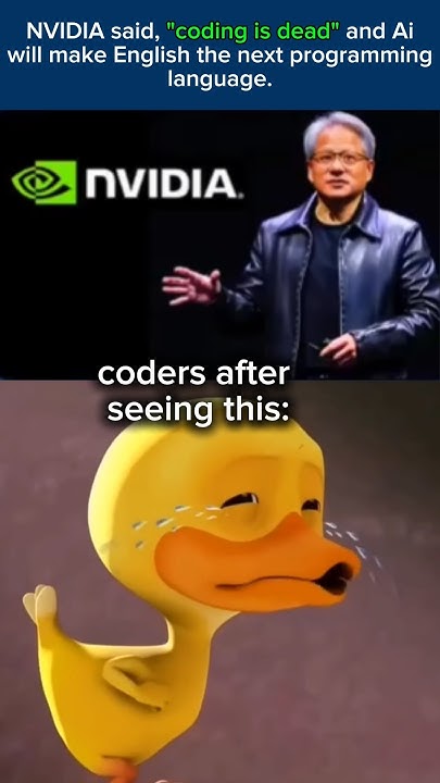 Coding is Dead?! NVIDIA Just Ended Programmers 💀.#shortsfeed - YouTube