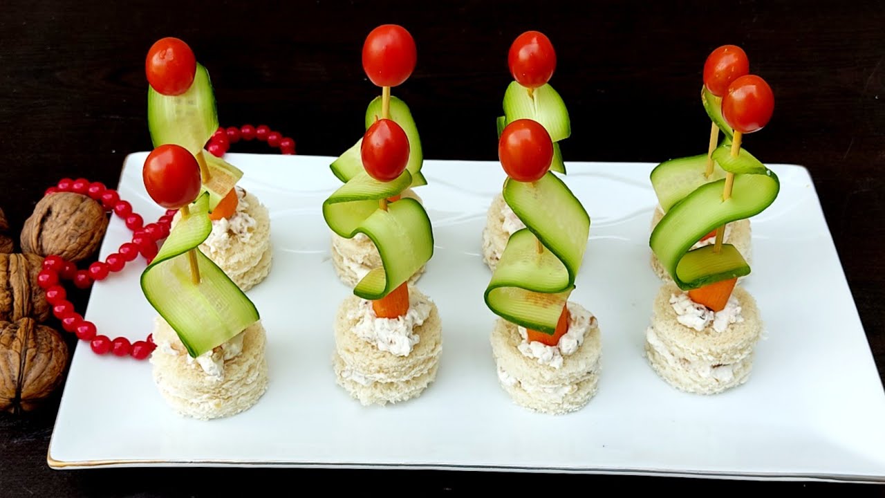 Finger food recipe _ Canape recipe _ Canape for party _ Finger food for ...