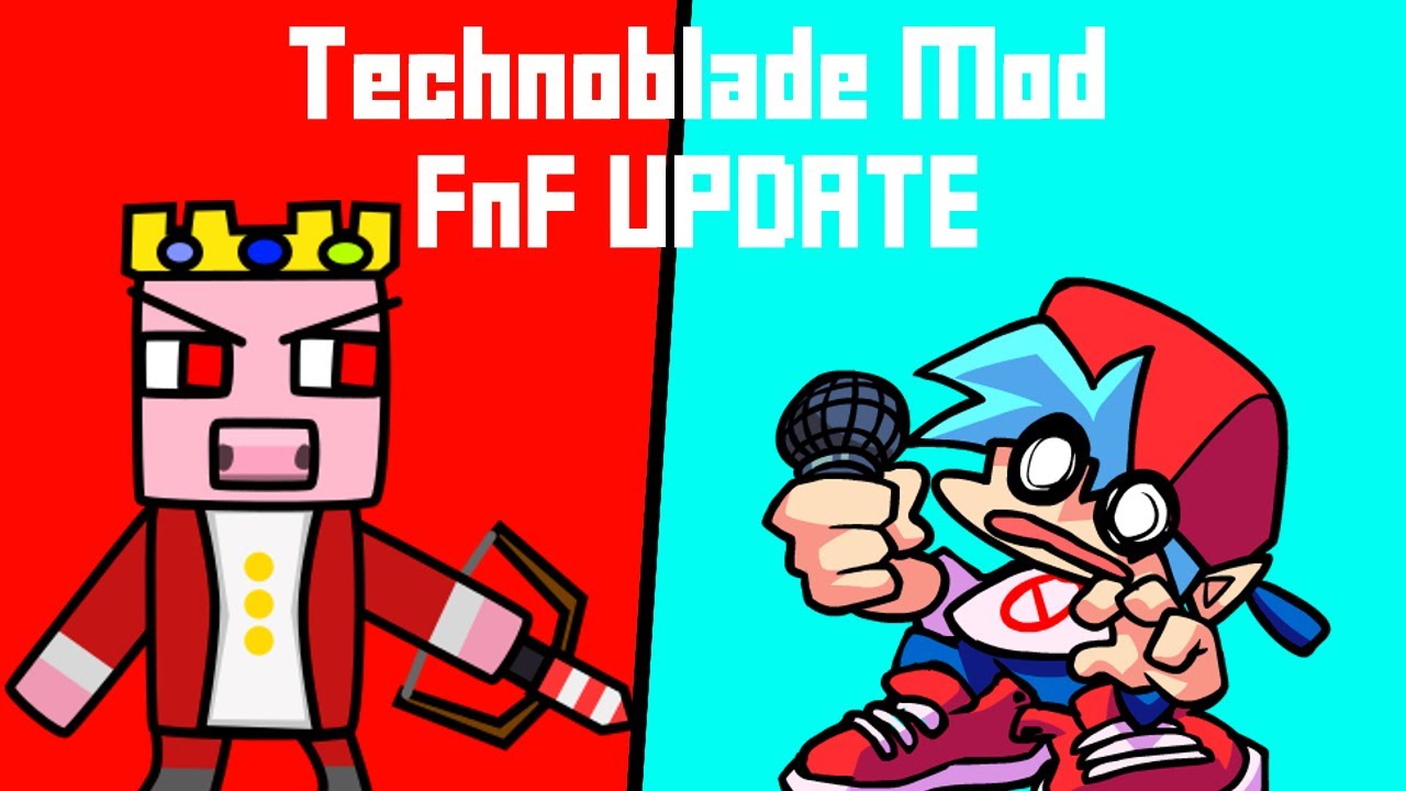 FNF Technoblade Mod V1.0 Release Video - YouTube