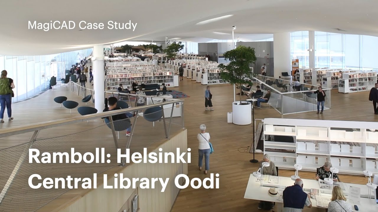MagiCAD Case Study - Ramboll: Helsinki Central Library Oodi - YouTube
