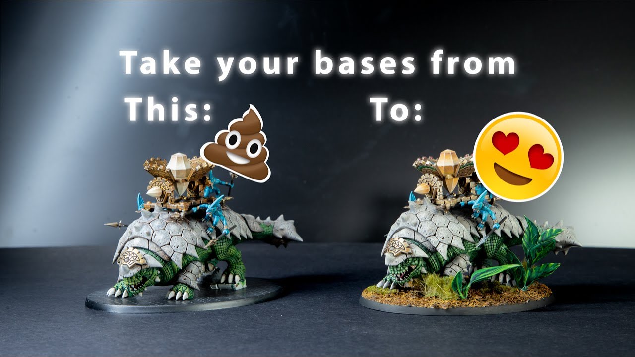 Create EASY Jungle Bases for Your Warhammer Army - YouTube