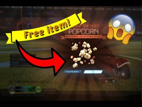 New *FREE* popcorn boost! - Rocket League - YouTube