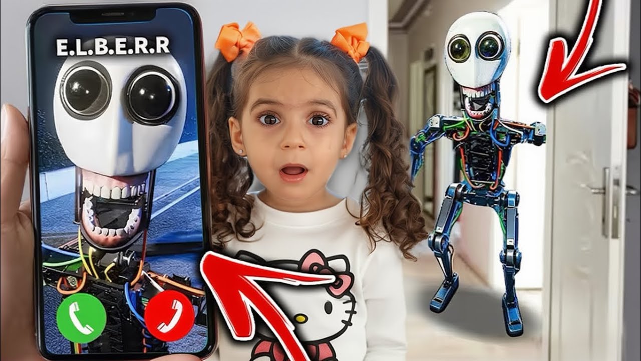 ELBER ROBOT GERÇEK HAYATTA DRONE KAMERALARINA YAKALANDI ⁉️ - YouTube