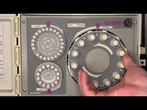 How To Program The Rain Bird RC Series Irrigation Controller - YouTube