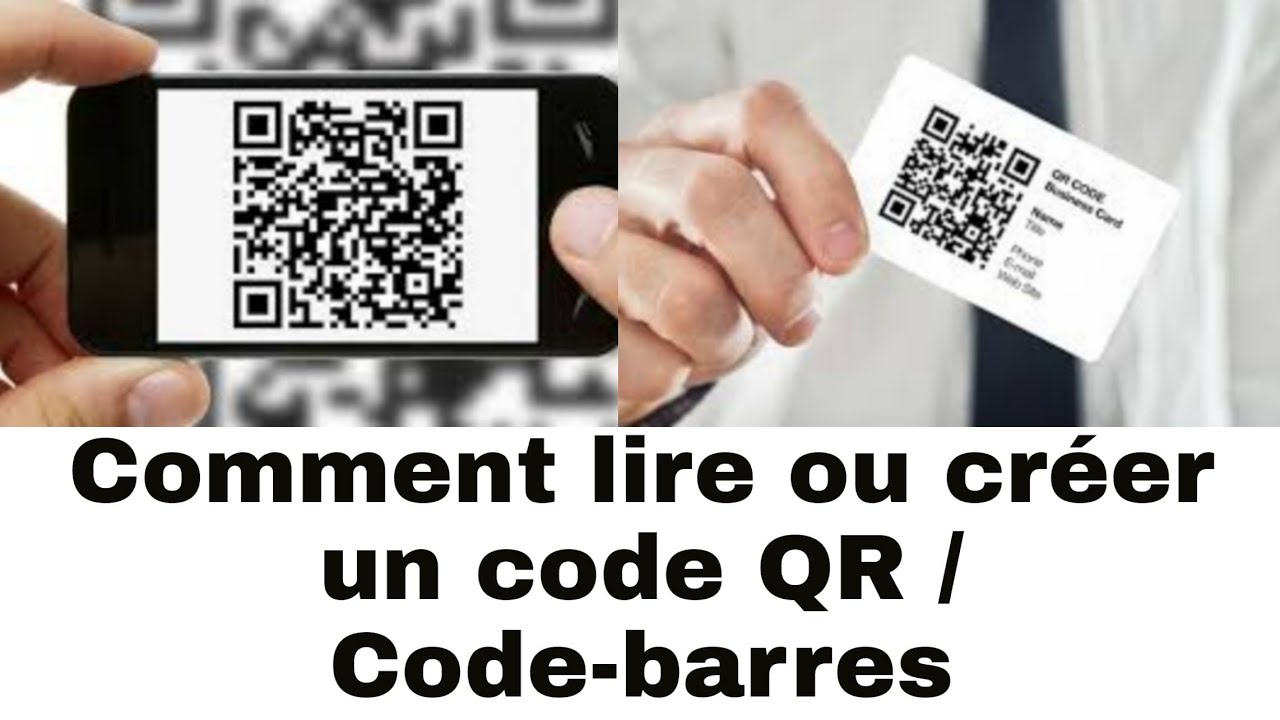 Comment lire ou créer un code QR avec son smarphone - YouTube