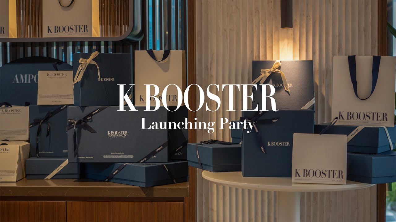 [K BOOSTER] 케이부스터 브랜드 런칭파티 | K BOOSTER Launching Party in Bentley cube ...