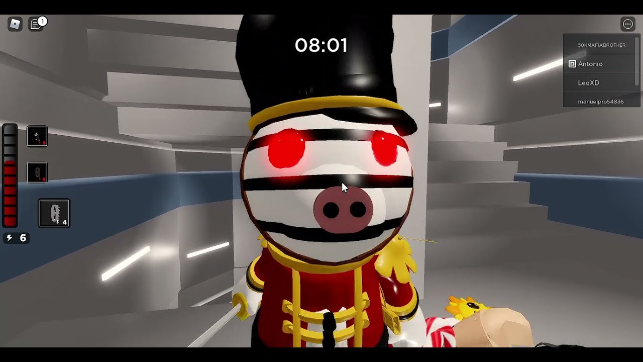 Jugando con la skin de Zizzy Soldado Piggy Roblox - YouTube
