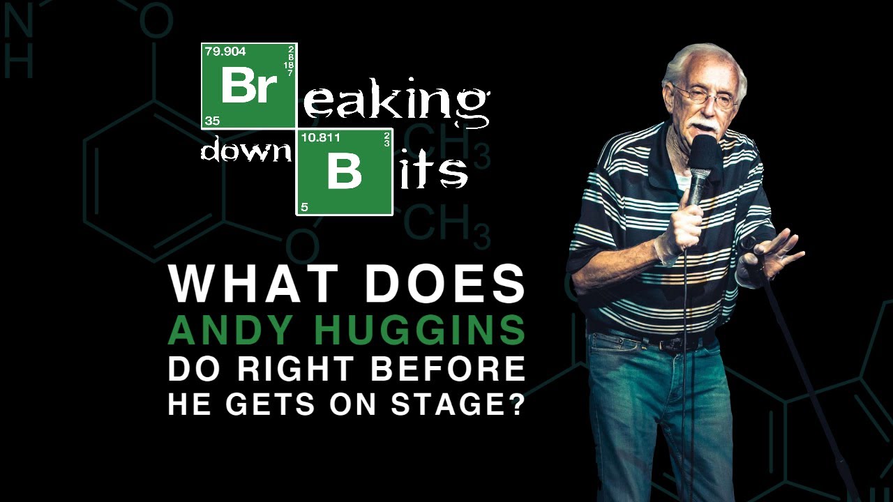 What Does Comedian Andy Huggins Do Right Before He Get's On Stage ...
