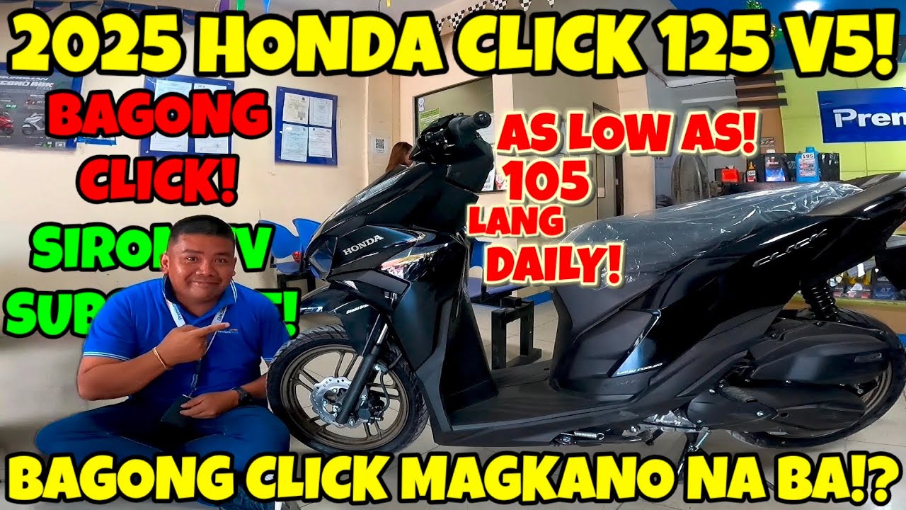 2025 MODEL | HONDA CLICK 125 VERSION 5 | CASH AND INSTALLMENT PRICE ...