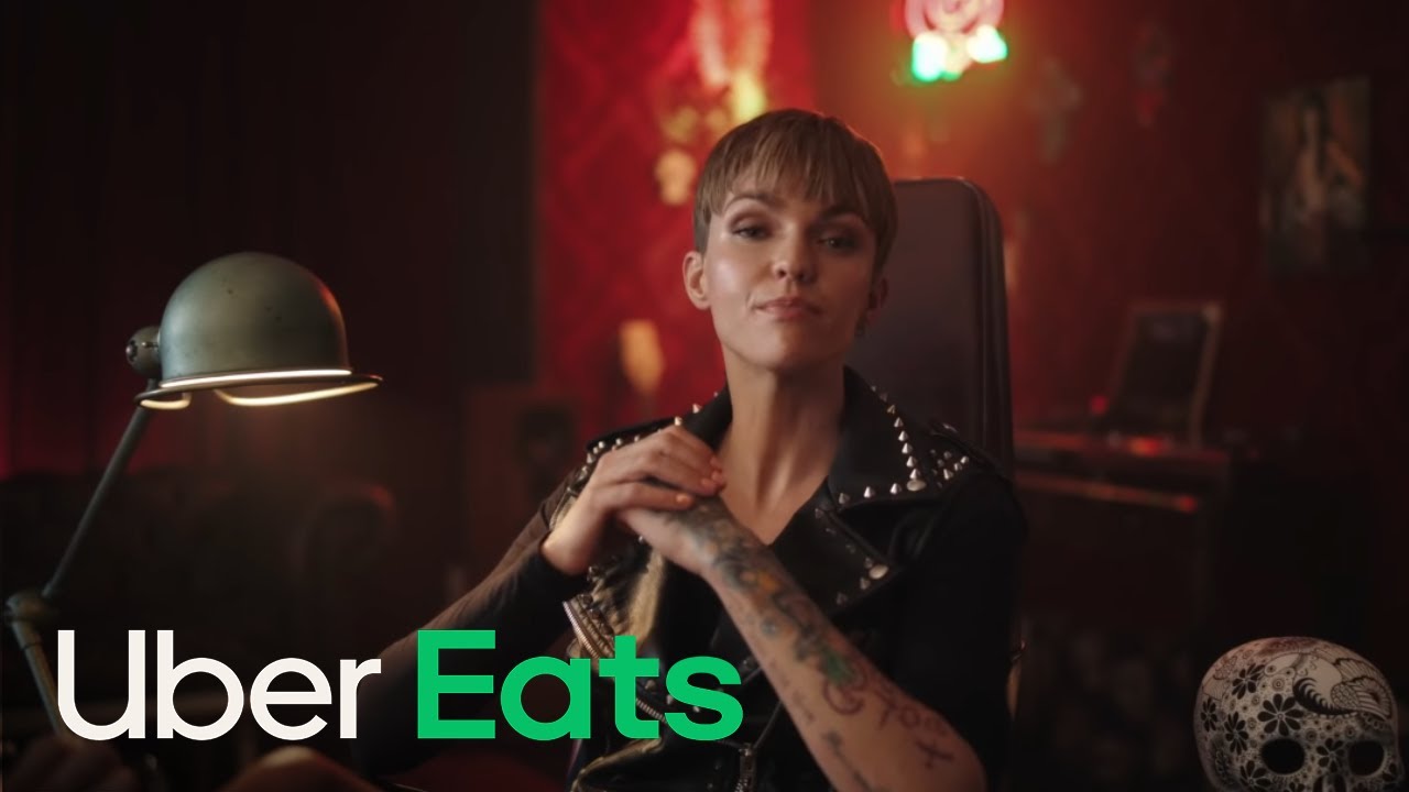 Ruby Rose’s New Tattoo | Tonight, I’ll be Eating… | Uber Eats - YouTube