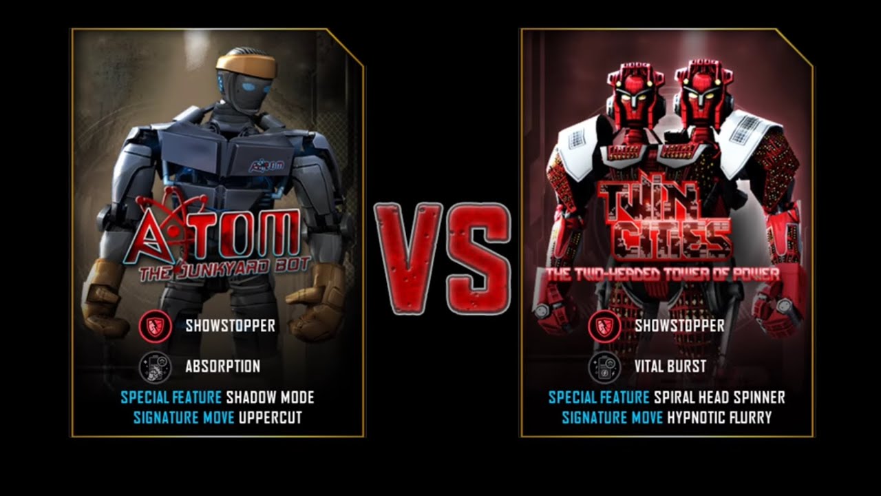 Real Steel WRB: Atom Vs Twin Cities! - YouTube