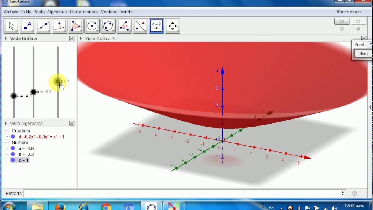 Hiperboloide de dos hojas - YouTube