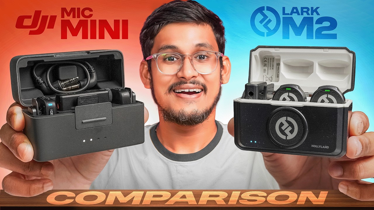 DJI Mic Mini VS Hollyland Lark M2 - Detailed Comparison - YouTube