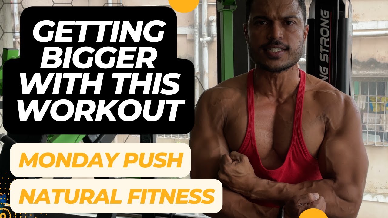 Monday Push Workout // Push Pull Leg Split For BIGGER GAINS // Kripal Fitness - YouTube