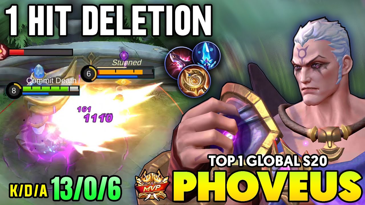 1 HIT DELETE !! PHOVEUS BEST BUILD 2021 ~ PHOVEUS MOBILE LEGENDS - YouTube