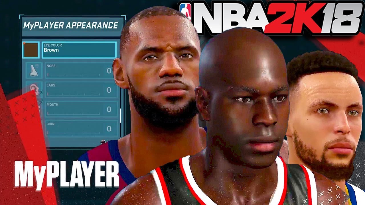 NBA 2K18 - HAIRSTYLES, Muscler BODY Types & Face Scans / The Art of ...