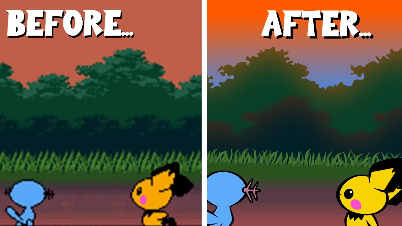 Pokémon Crystal Intro - Remake (With Comparison) - YouTube