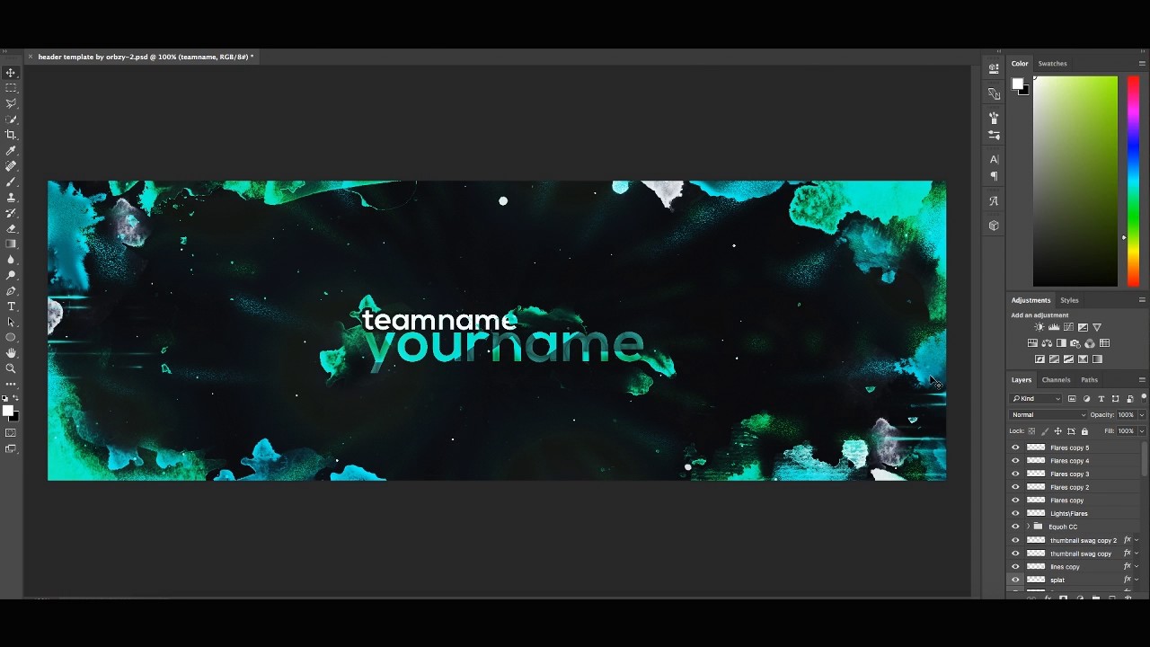 Free GFX: Free Twitter Header Template PSD Link in Description - YouTube