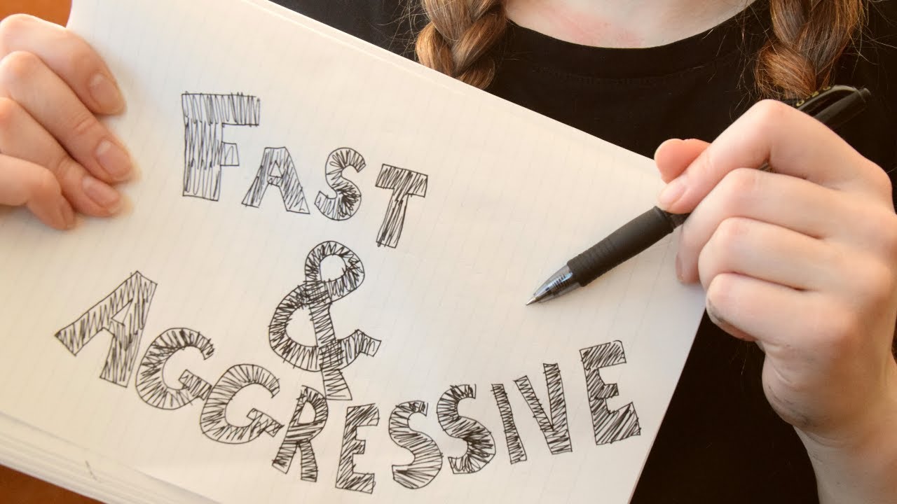 CHAOTIC ⁉️Fast & Aggressive ASMR for Concentration | Tapping ...