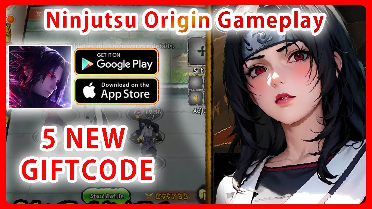 Ninjutsu Origin Gameplay & How to Redeem All 5 Giftcodes (Naruto RPG Game Android) - YouTube
