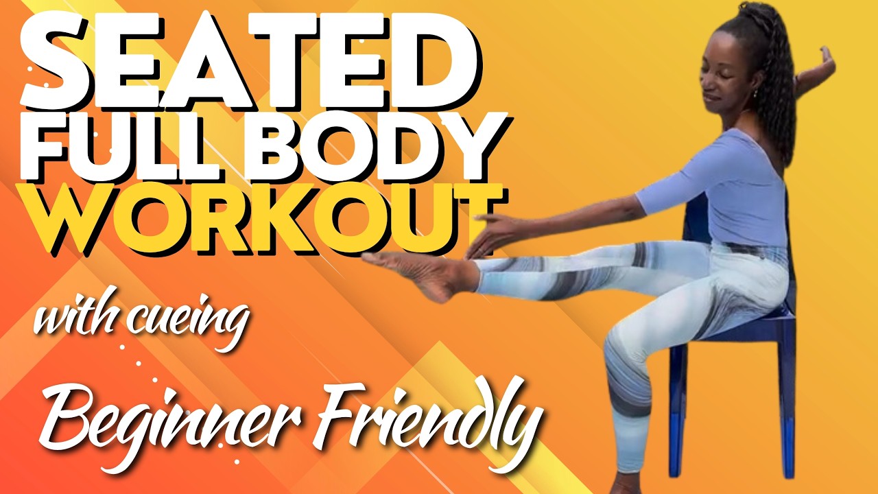 Chair Fitness Workout | Total Body Workout | 9 Min Quick Workout - YouTube
